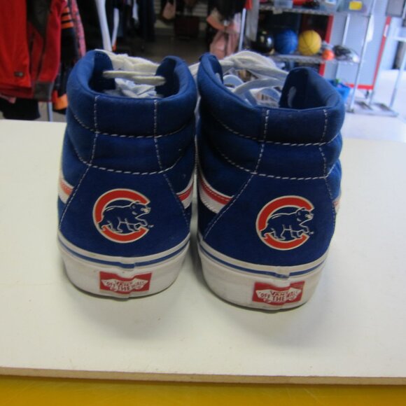 Vans | Shoes | Vans Sk8 Hi Mlb Chicago Cubs Mens 3 Royal Blueredwhite ...